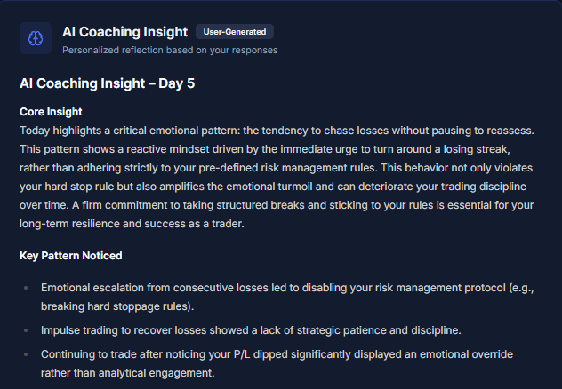 Discipline Flow - Your Daily Trading Discipline Coach